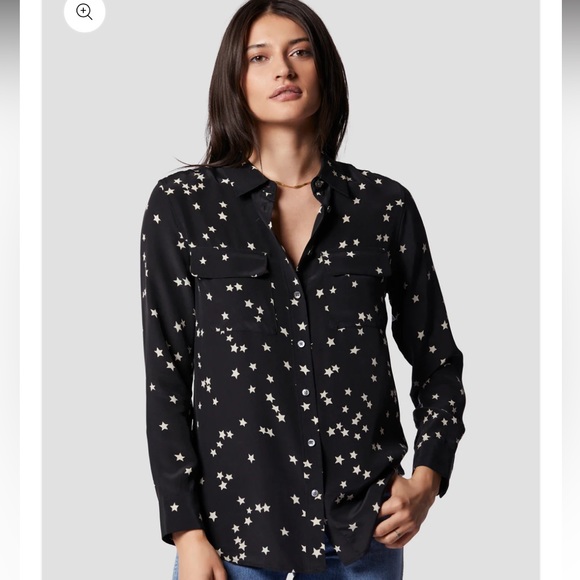 Equipment | Tops | Equipment Signature Silk Shirt | Poshmark